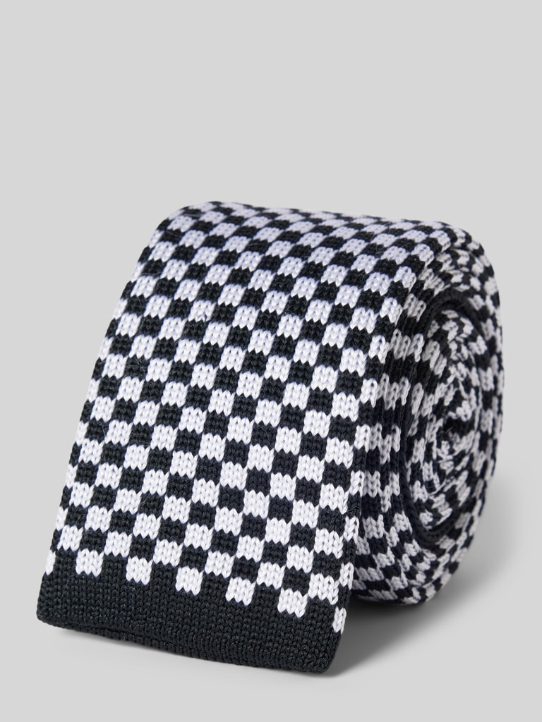 HUGO Strickkrawatte in eckiger Form (black) online kaufen