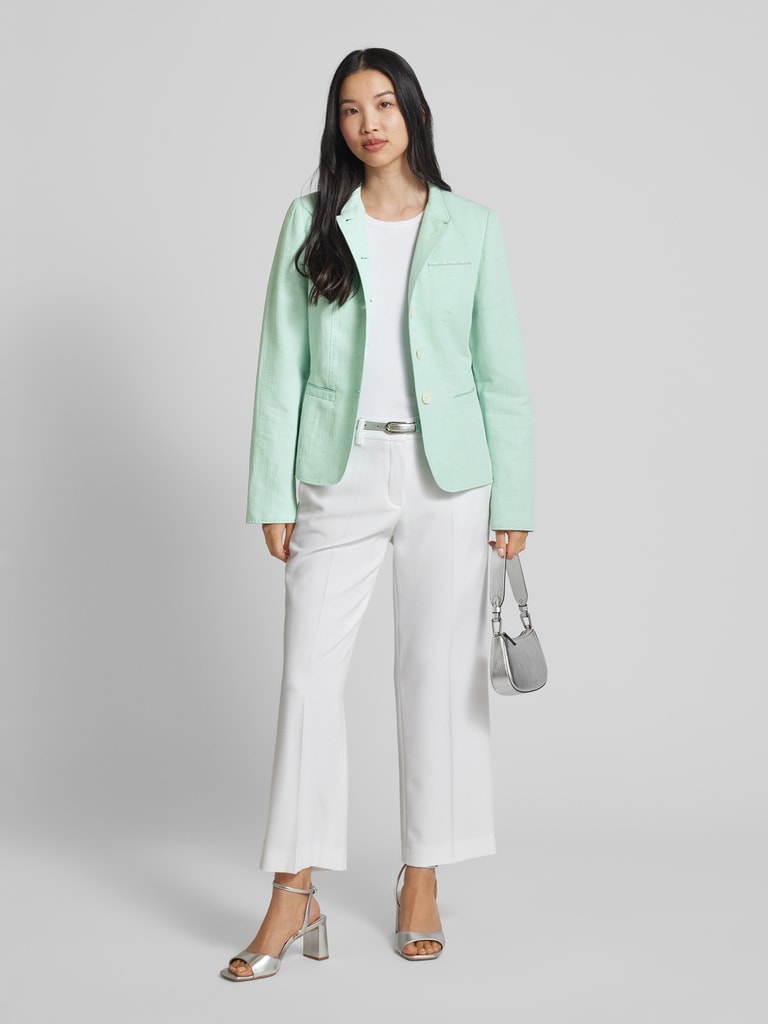 White Label Blazer aus Leinen-Baumwoll-Mix (mint) online kaufen