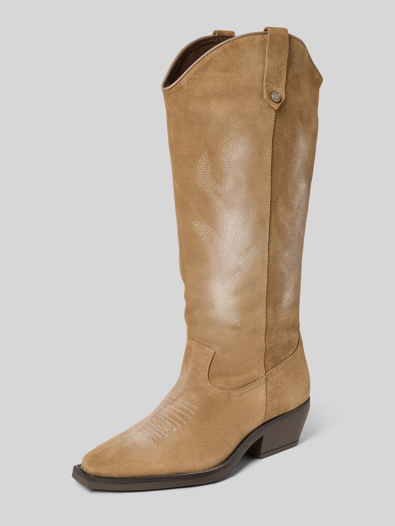 Steve Madden Stiefel mit Blockabsatz Modell 'Wessel' (taupe) online kaufen