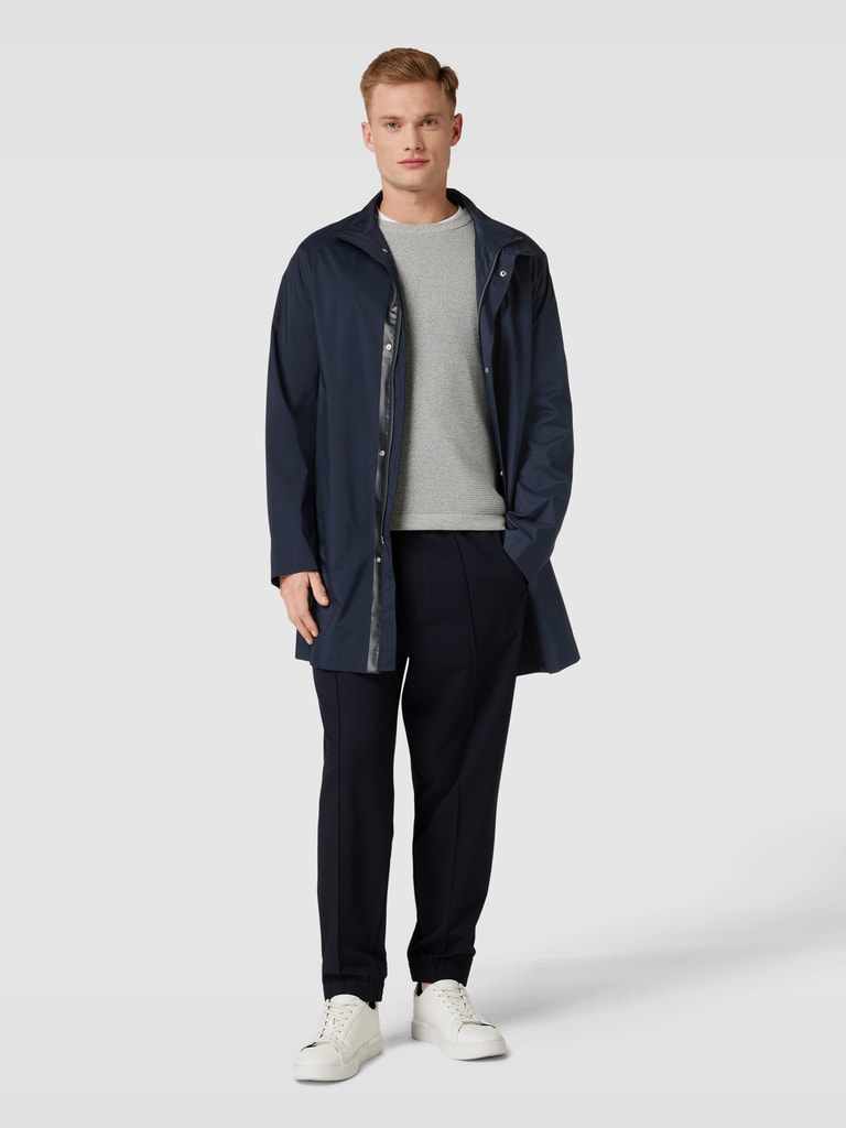 BOSS Mantel mit Stehkragen Modell 'Jared' (marine) online kaufen