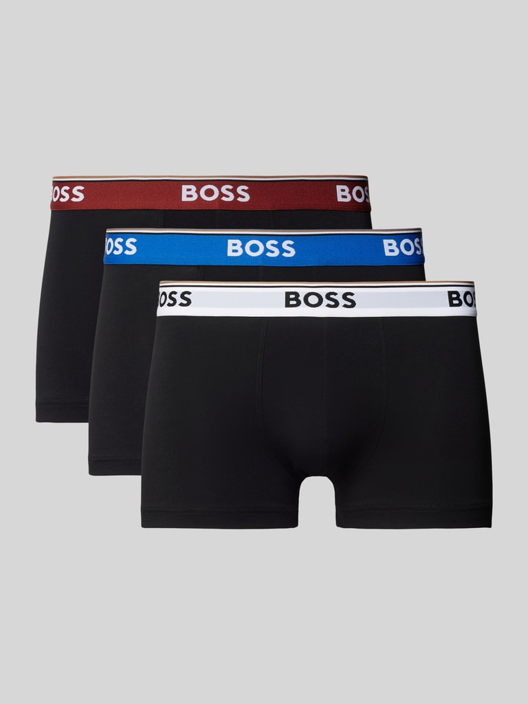 BOSS Trunks mit elastischem Logo-Bund im 3er-Pack (weiss) online kaufen