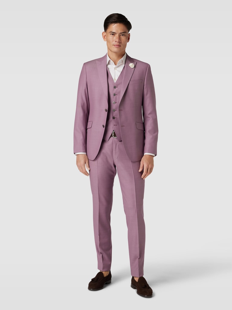 JOOP! Collection 2-knoops colbert van scheerwol, model 'Hawker' in ...