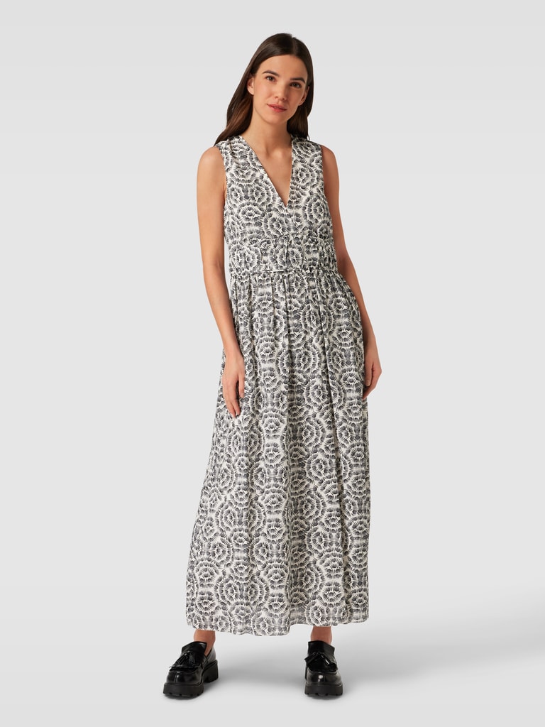 Drykorn Maxi-jurk met tailleband, model 'ANDRIANA' in zwart online ...