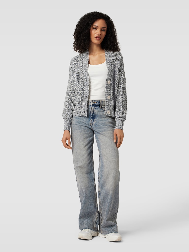 OPUS Strickjacke mit Knopfleiste Modell 'Darano' (marine) online kaufen