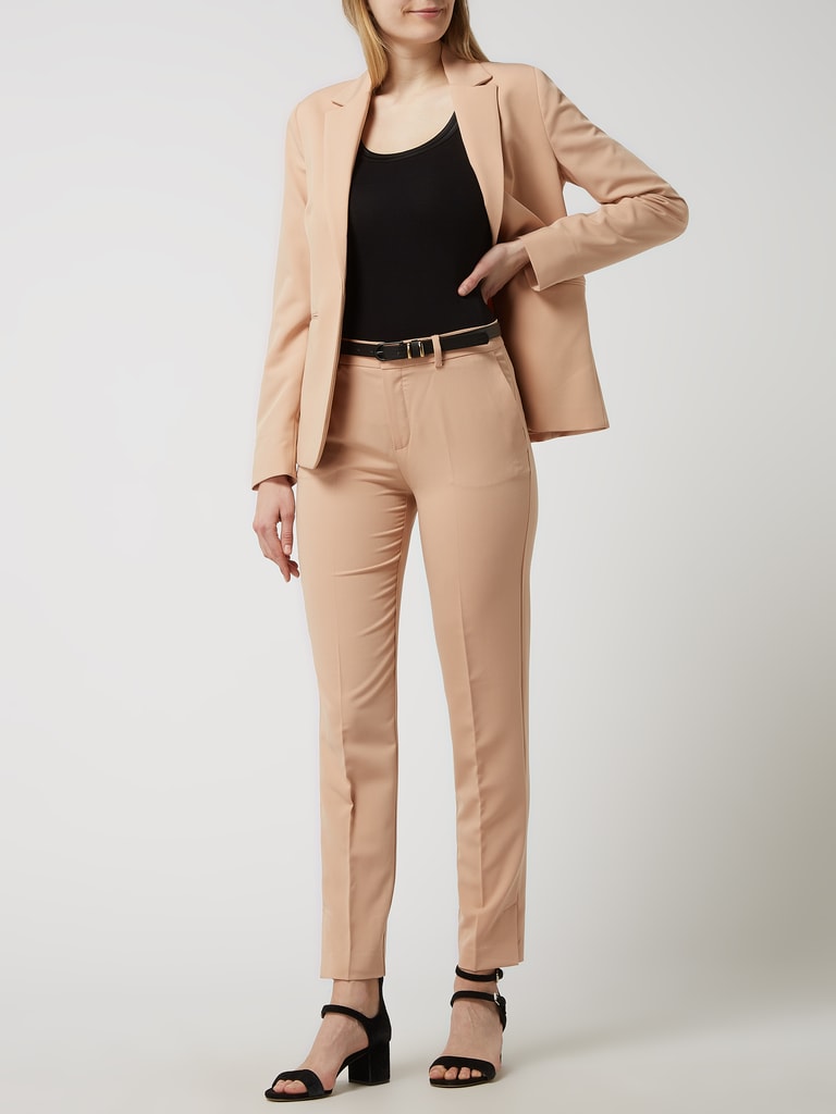 Fransa Top mit Satinbesatz Modell 'Zulu' (black) online kaufen