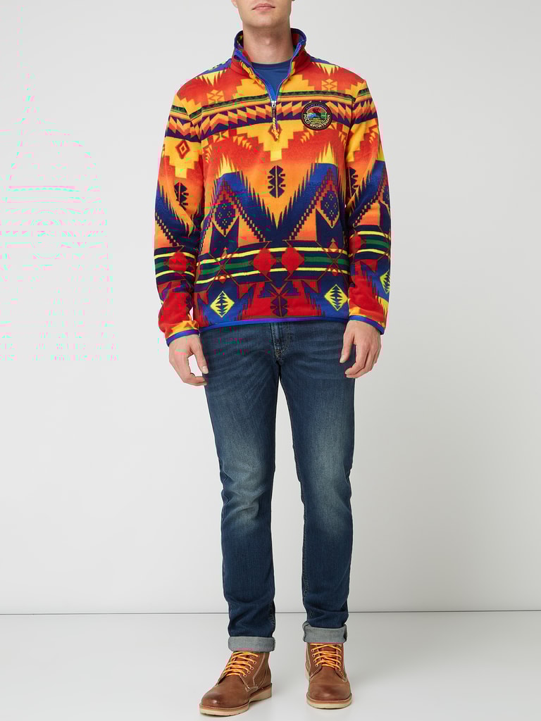 Polo Ralph Lauren Troyer aus Fleece (orange) online kaufen Polo Ralph Lauren Troyer aus Fleece (orange) online kaufen