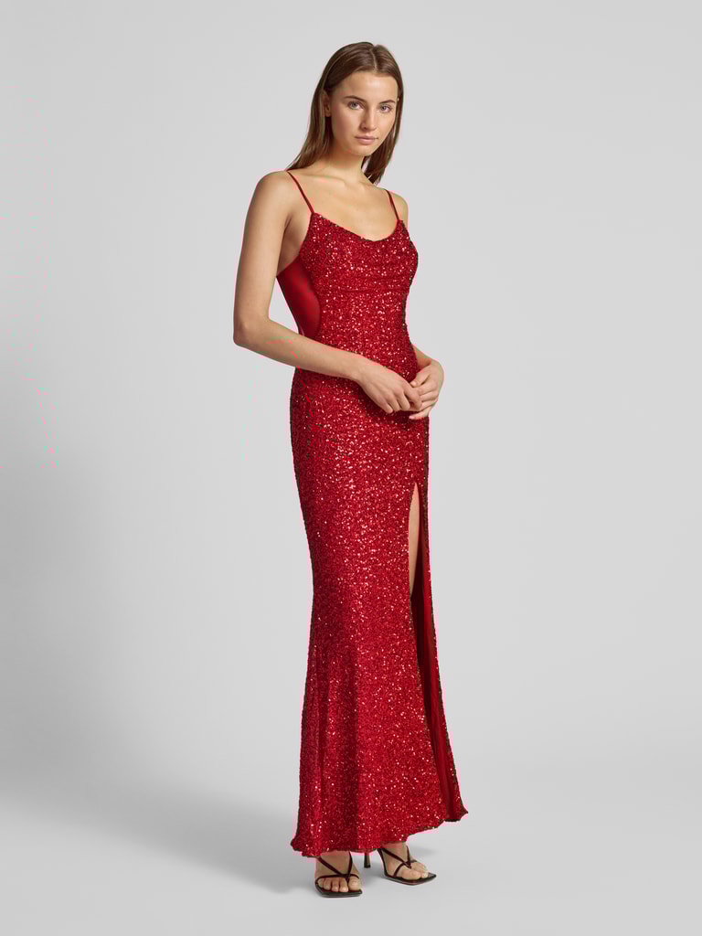 Hey Kyla Abendkleid mit Paillettenbesatz (rot) online kaufen