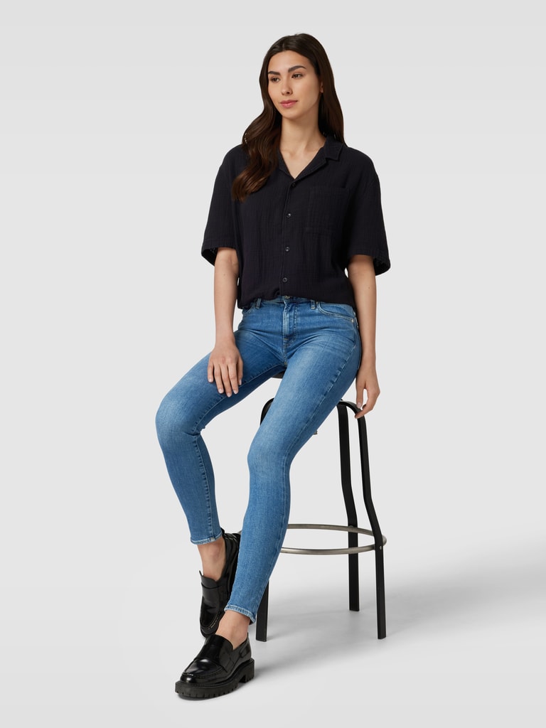 7 For All Mankind Jeans met 5-pocketmodel, model 'Illusion' in bleu ...