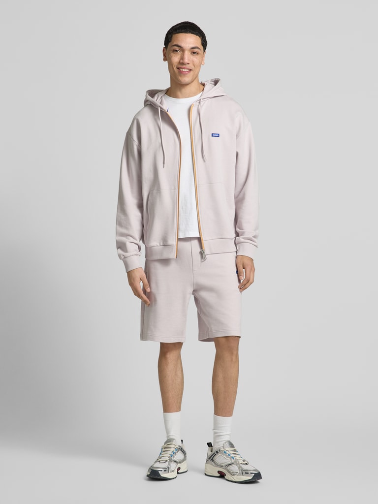 HUGO Blue Relaxed Fit Sweatjacke aus reiner Baumwolle Modell 'NADARASI ...