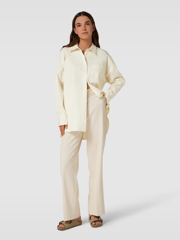 Minimum Hemdbluse mit Brusttasche Modell 'SCUTTA' (offwhite) online kaufen