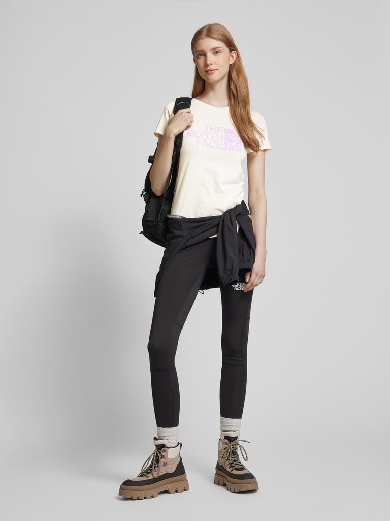 The North Face T-Shirt mit Label-Print Modell 'EASY' (offwhite) online ...