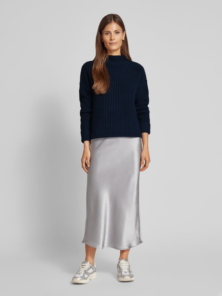 Selected Femme Strickpullover mit Stehkragen Modell 'SELMA' (dunkelblau ...