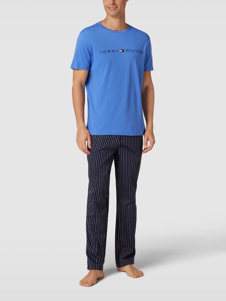 Tommy Hilfiger T-Shirt mit Label-Print (blau) online kaufen
