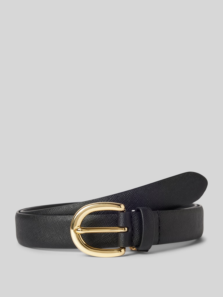 Lauren Ralph Lauren Leren riem met doornsluiting, model 'CHARM' in ...