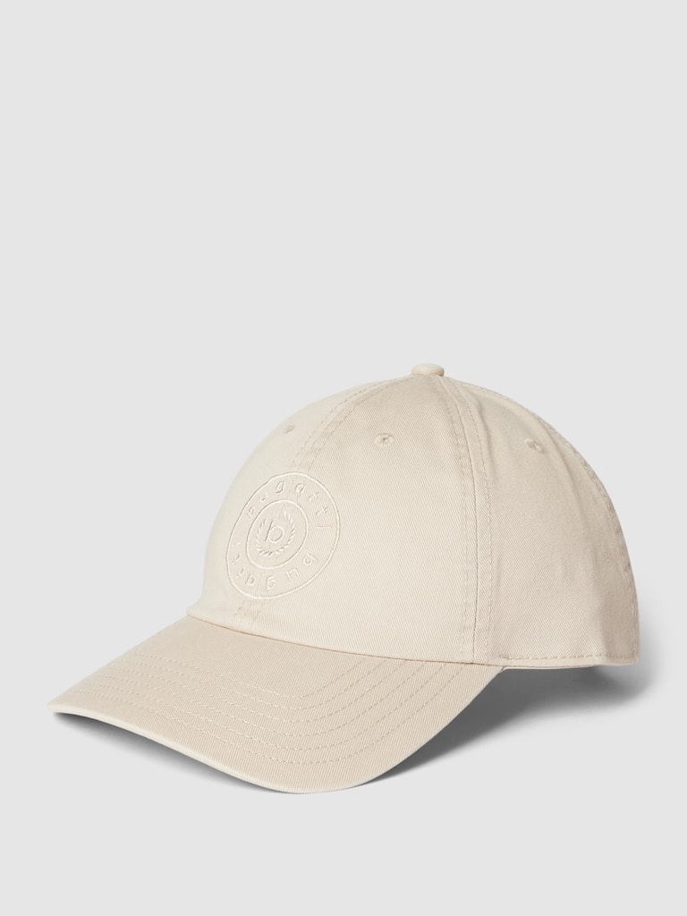 bugatti Base Cap mit Label-Stitching (beige) online kaufen