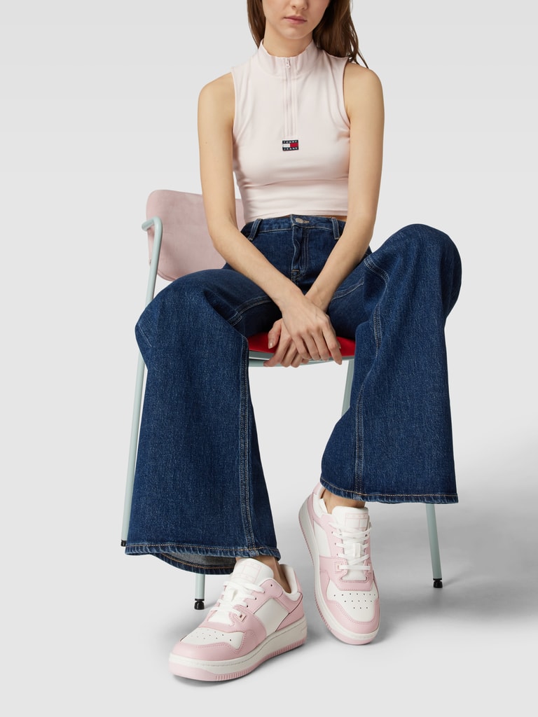 Tommy Jeans Sneaker mit Label-Details (hellrosa) online kaufen