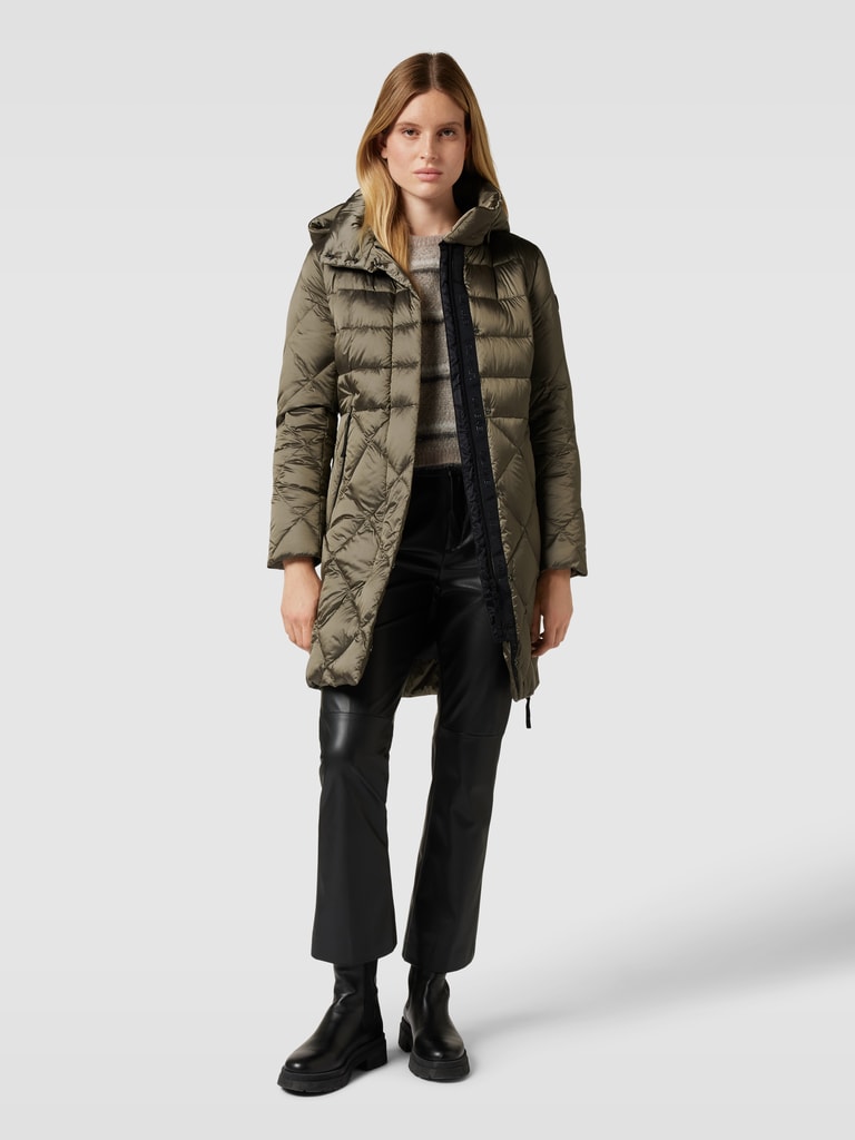 Gil Bret Gewatteerde jas met capuchon in olijfgroen online kopen | P&C