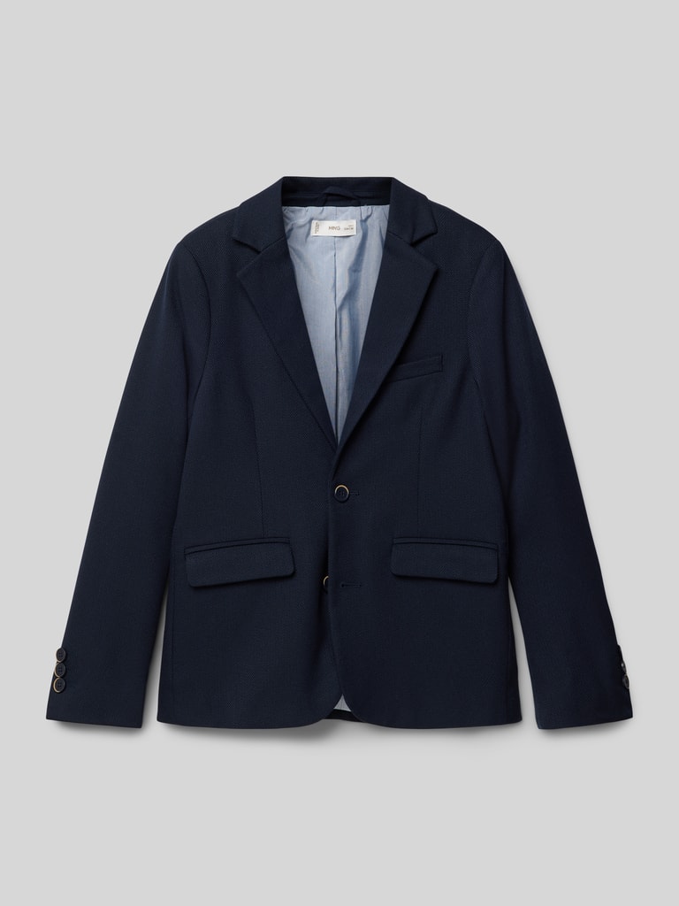 Mango Blazer mit Reverskragen Modell 'russ' (marine) online kaufen