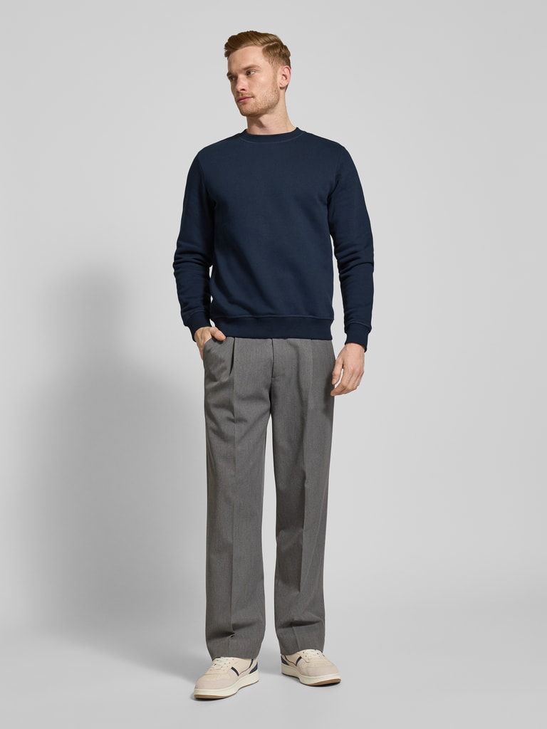 MCNEAL Regular Fit Sweatshirt mit Logo-Stitching (dunkelblau) online kaufen