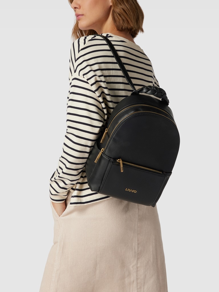 Liu Jo White Rucksack mit Strukturmuster Modell 'Arizona' (black ...