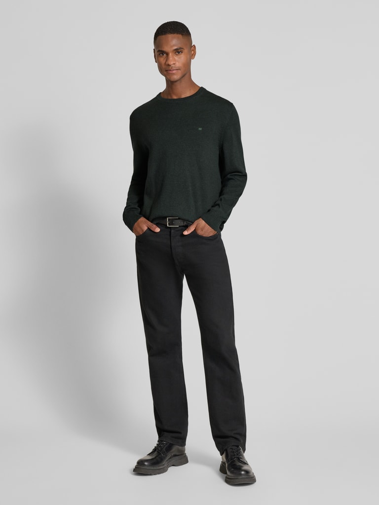 Christian Berg Men Regular Fit Strickpullover aus Baumwoll-Woll-Mix ...
