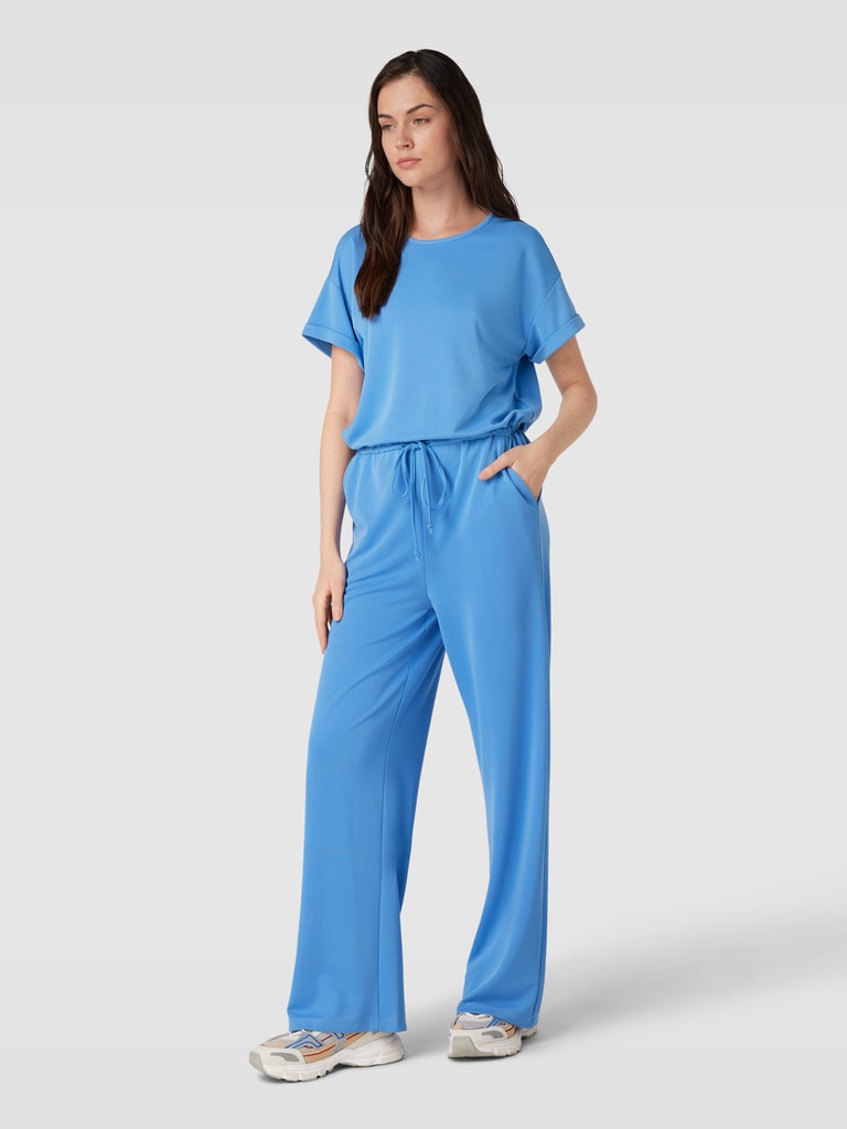 mbyM Jumpsuit met strikceintuur, model 'Axton' in koningsblauw online ...