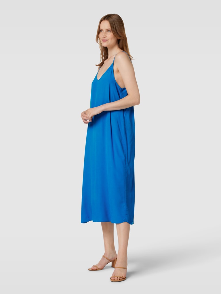 Vila Knielanges Kleid aus Viskose mit Herz-Ausschnitt Modell 'ROMA ...