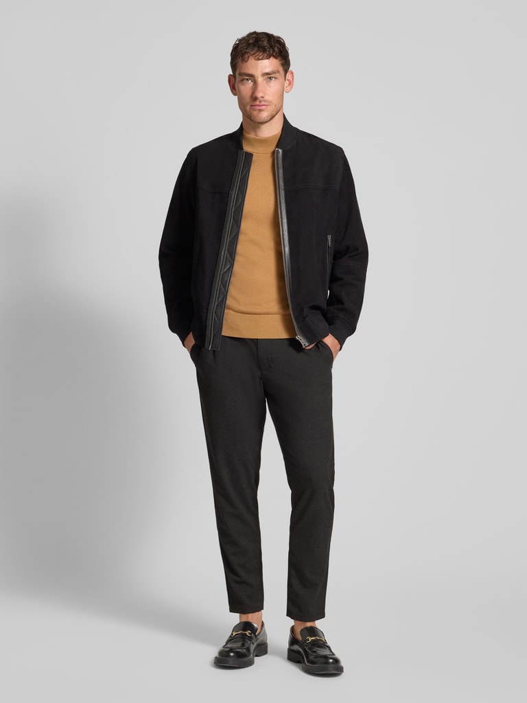MCNEAL Straight Fit Stoffhose mit Viskose-Anteil (black) online kaufen