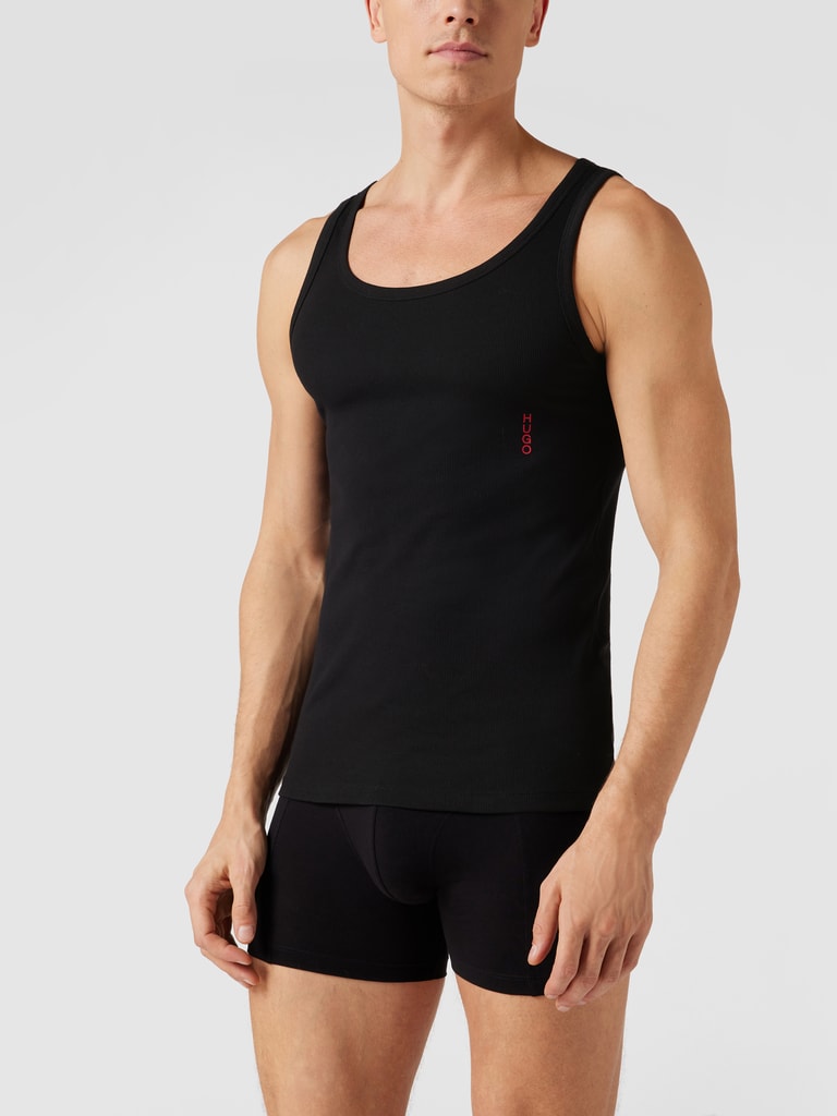 HUGO Tanktop mit Label-Print Modell 'Tank Top Twin Pack' (weiss) online ...