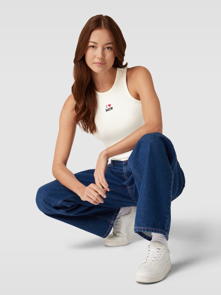 Review X MATW MATW X REVIEW - Tanktop in Ripp-Optik (offwhite) online ...