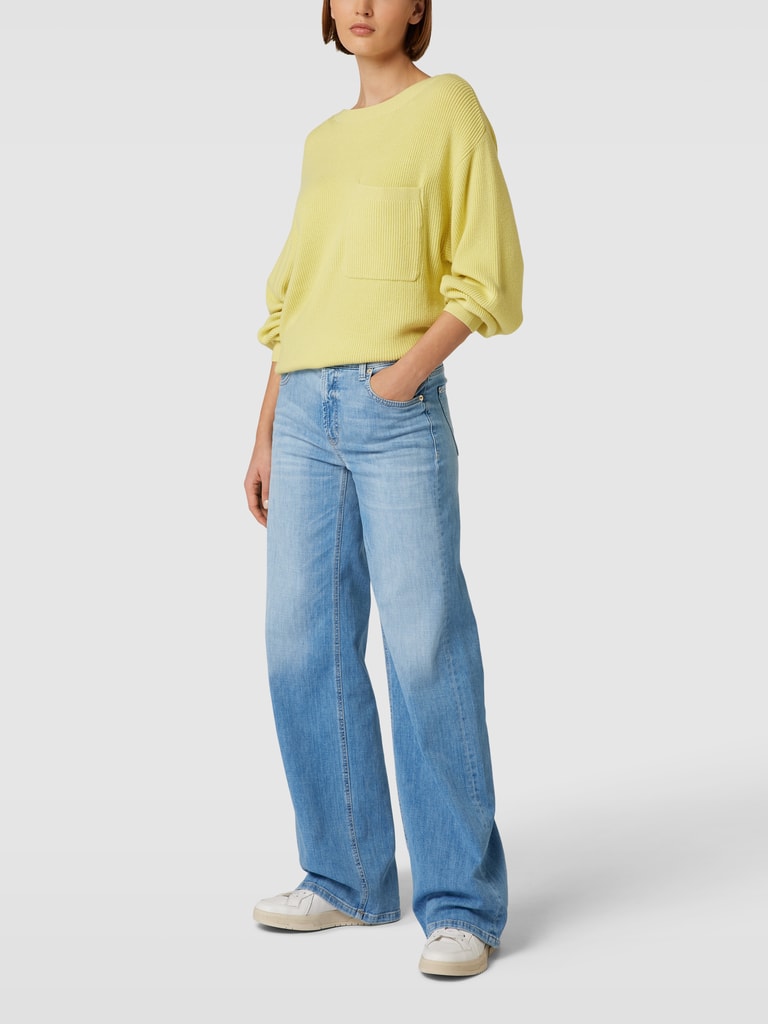 MSCH Copenhagen Gebreide pullover met boothals, model 'Lillybeth' in ...