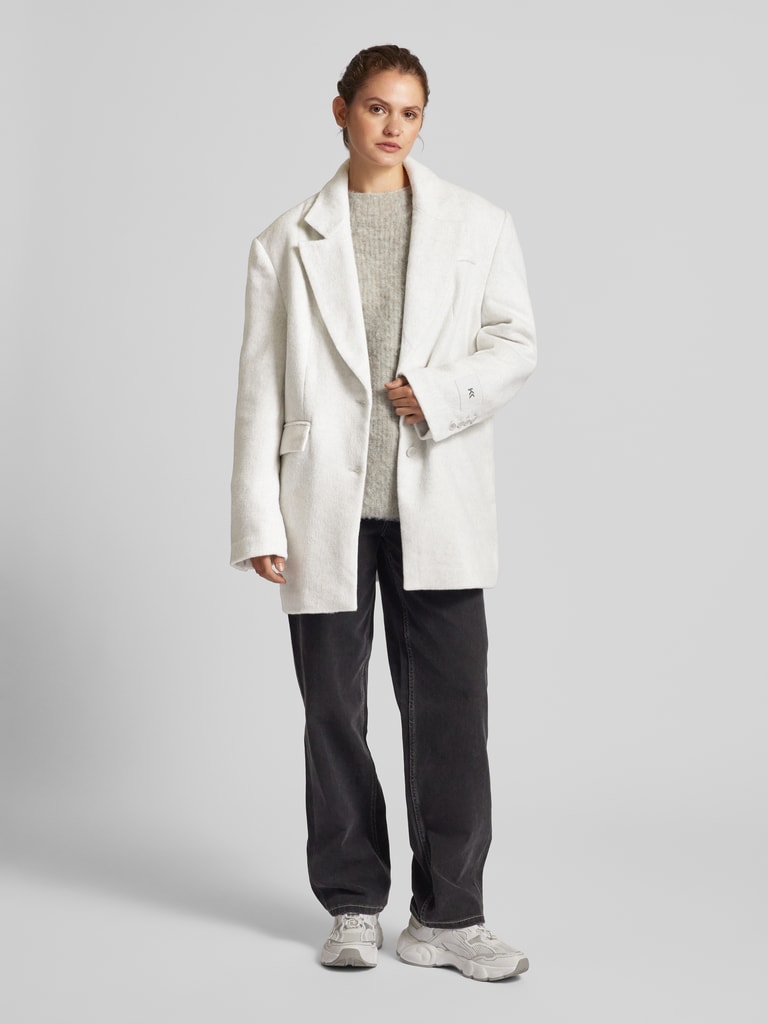 Karo Kauer Blazer mit Pattentaschen (hellgrau) online kaufen