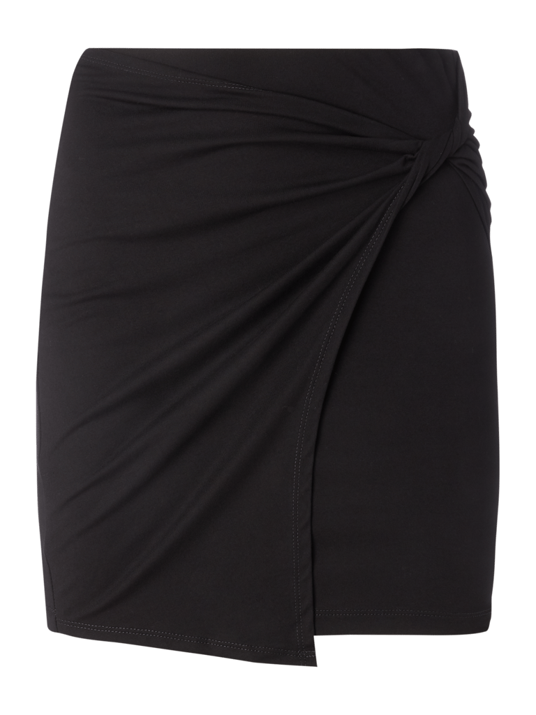 EDITED Minirock mit Knotendetail (schwarz) online kaufen