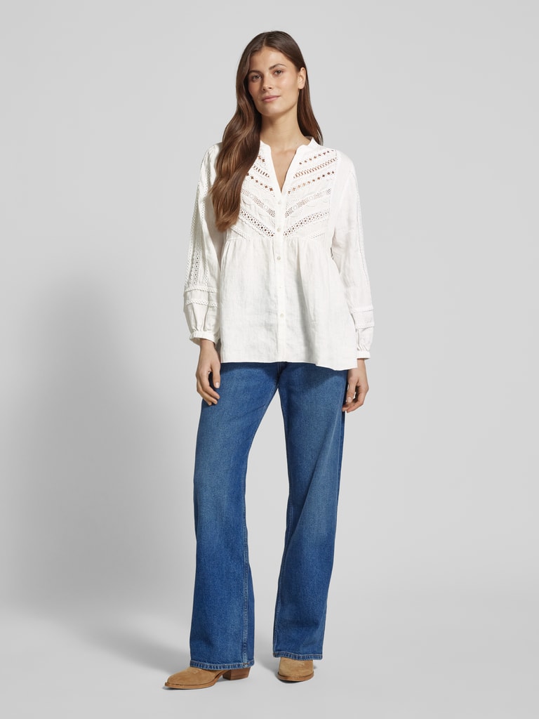 Hemisphere Hemdbluse mit Knopfleiste (offwhite) online kaufen