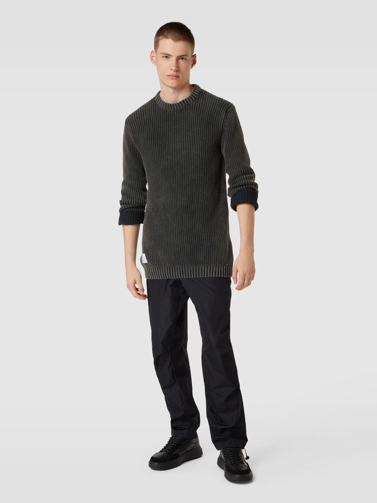 Kup online Alpha Industries Sweter z dzianiny z detalem z logo model ...