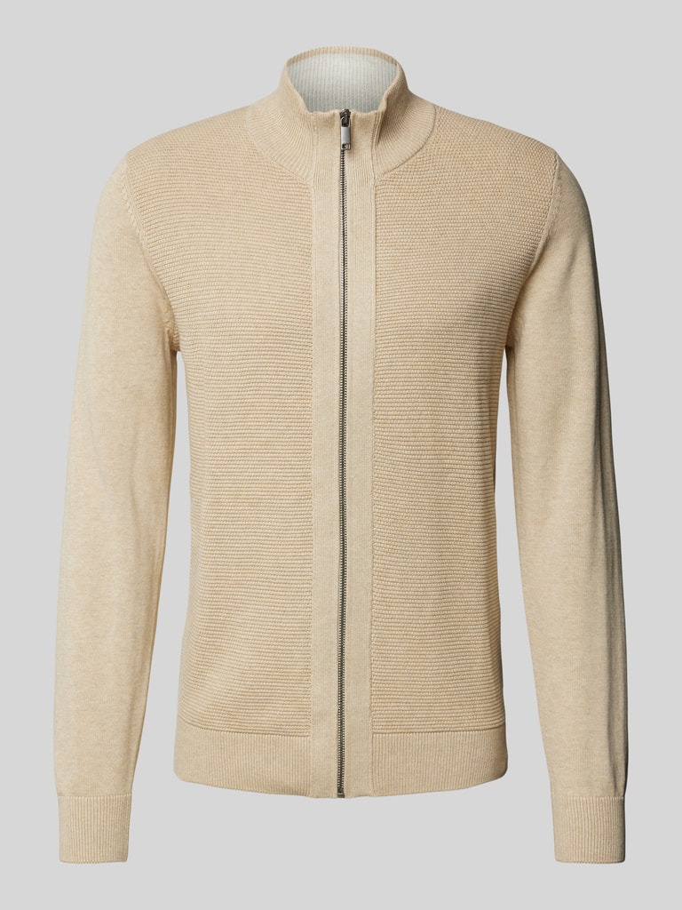 MCNEAL Regular Fit Strickjacke mit Stehkragen (beige melange) online kaufen