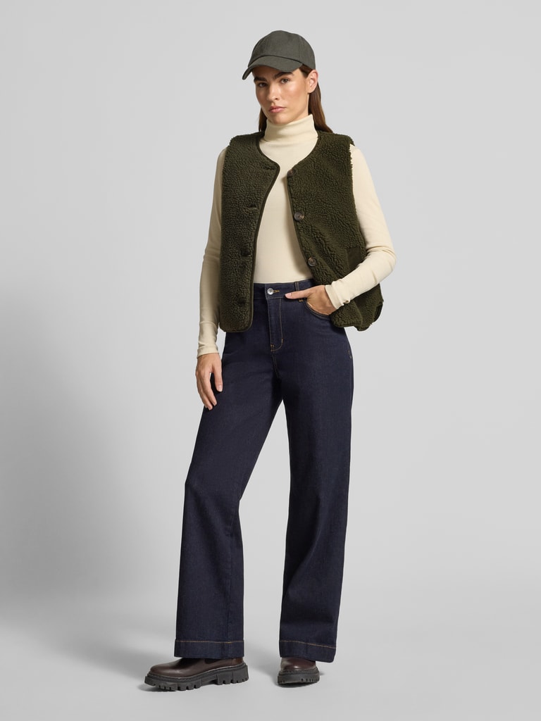 Barbour regular fit outdoor-bodywarmer met teddy-bont model 'LUCIANA ...