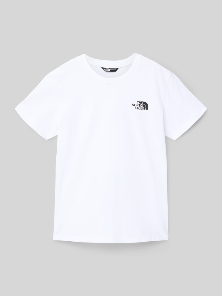 The North Face Regular Fit T-Shirt mit Logo-Print Modell 'DOME' (weiss ...