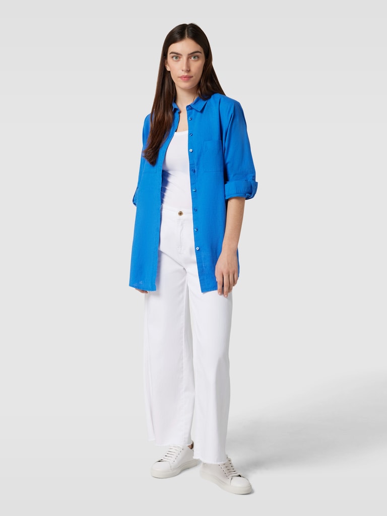 Cambio Flared Cut Jeans in verkürzter Passform Modell 'ALEC' (weiss ...