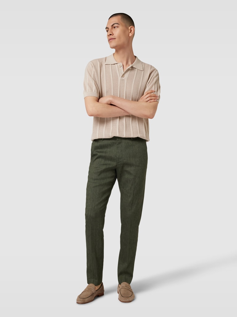 Pierre Cardin Stoffhose mit Bügelfalten Modell 'Simon' (dunkelgruen ...
