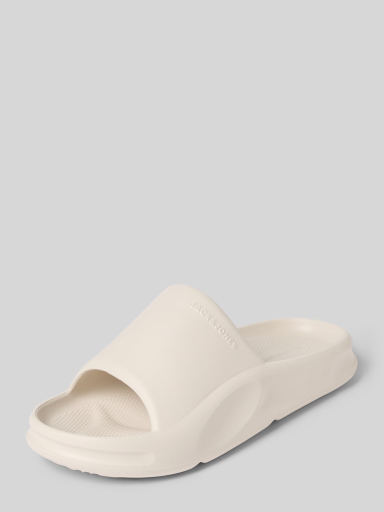 JACK & JONES Slides mit Label-Detail (offwhite) online kaufen