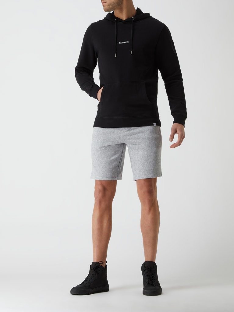 Les Deux Hoodie mit Logo (black) online kaufen