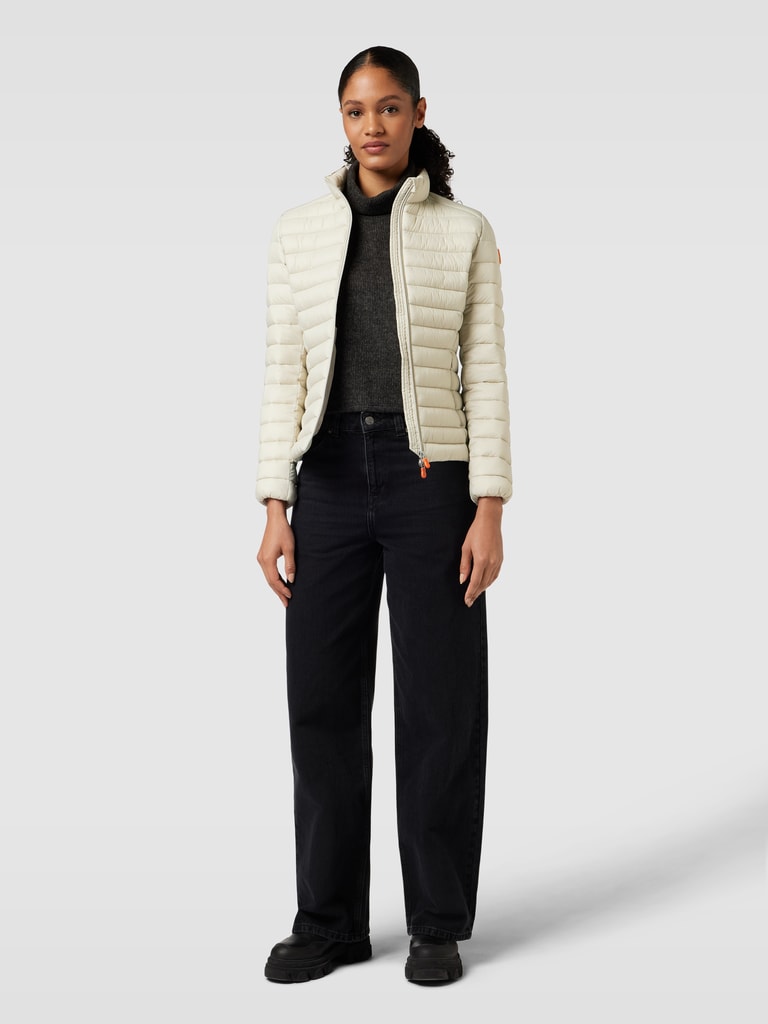 SAVE THE DUCK Gewatteerd jack met ritszakken opzij, model 'CARLY' in ...