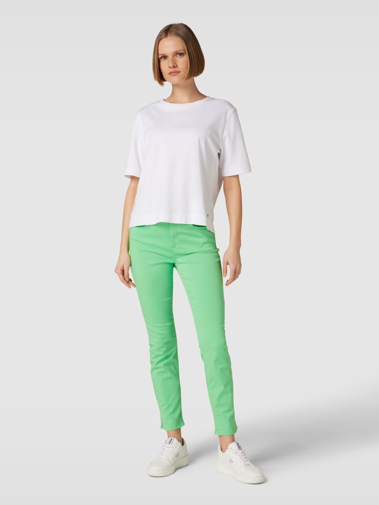 comma Casual Identity Hose mit Label-Details (grass) online kaufen