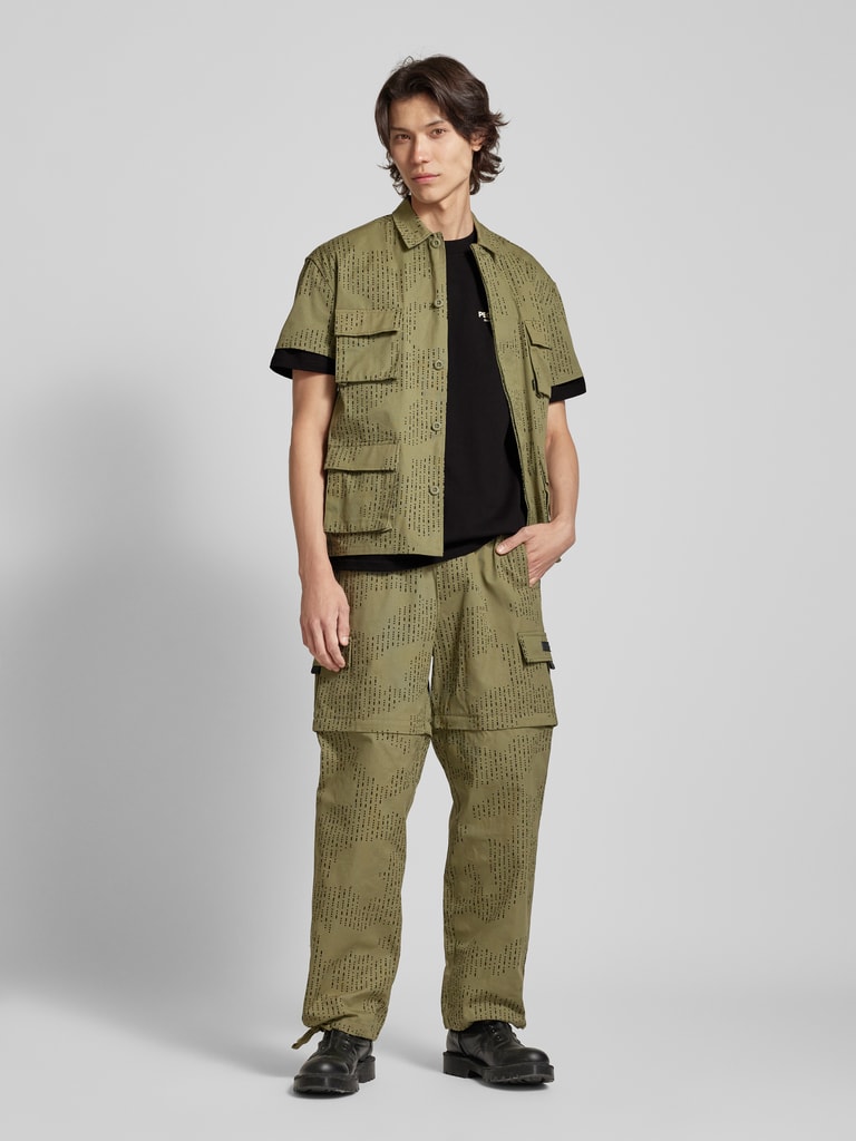 Pegador Oversized T-shirt met labelprint, model 'ALCHAR' in zwart ...