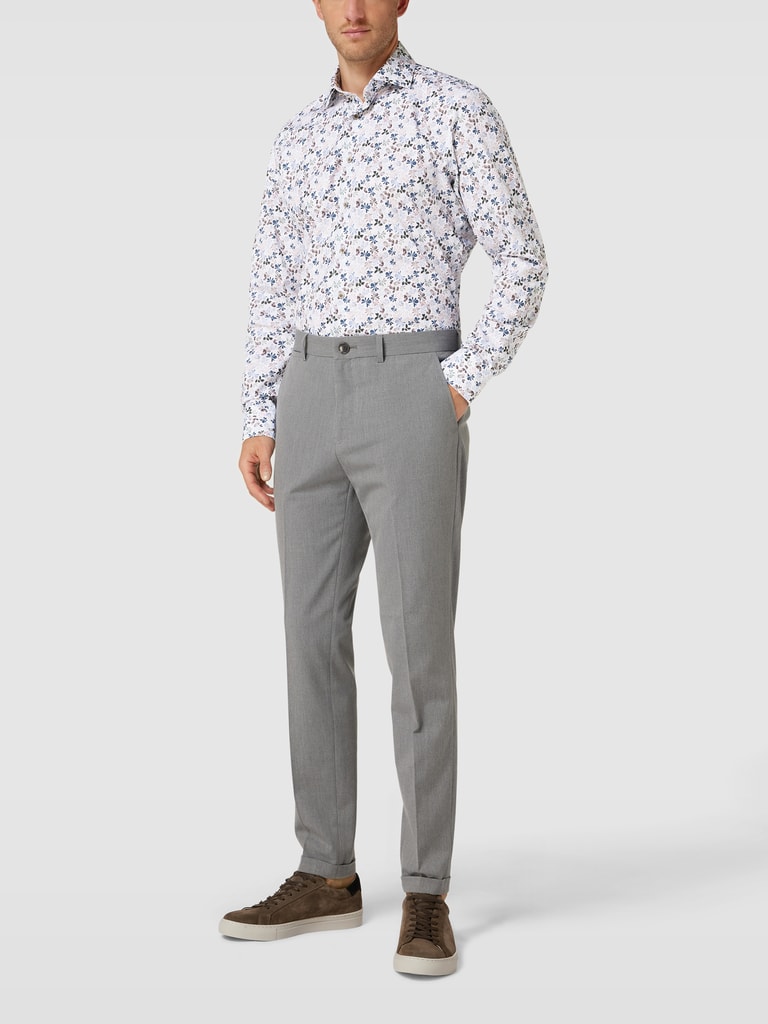 Profuomo Business-Hemd mit floralem Muster (offwhite) online kaufen