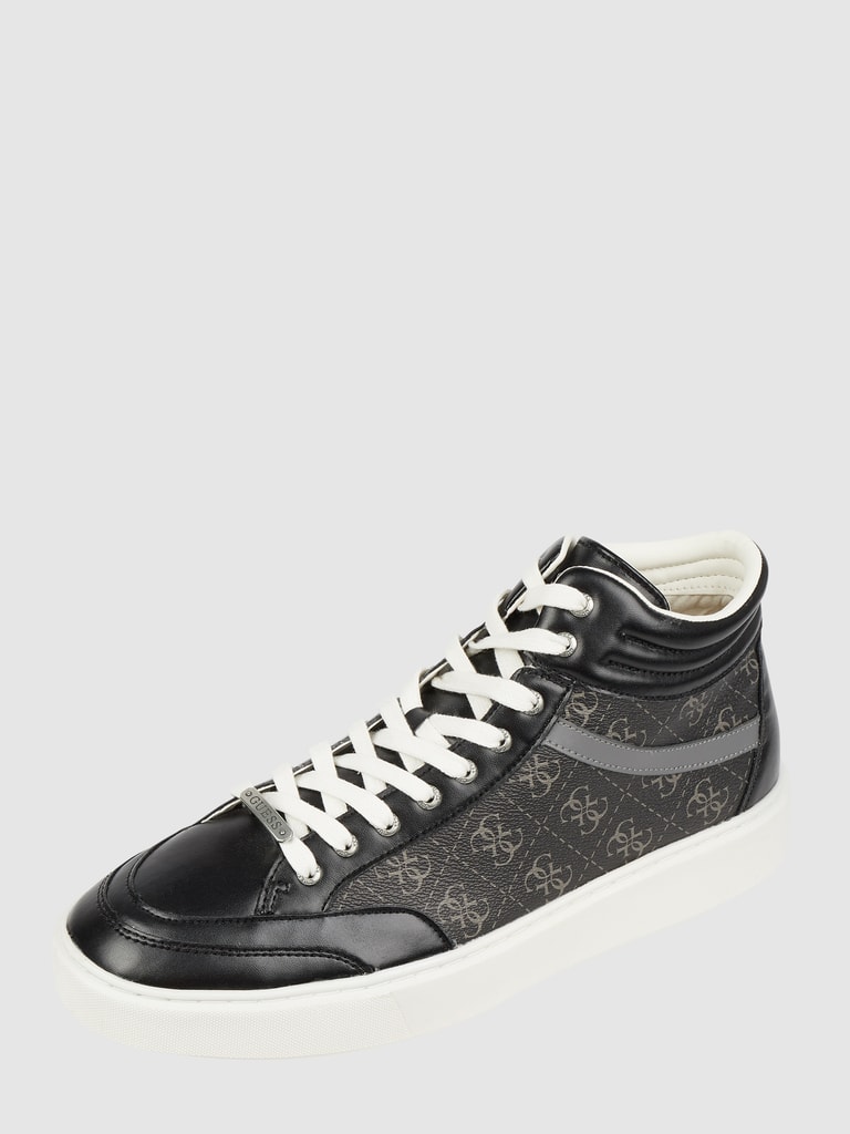 Guess High top sneakers met logomotief in antraciet online kopen | P&C