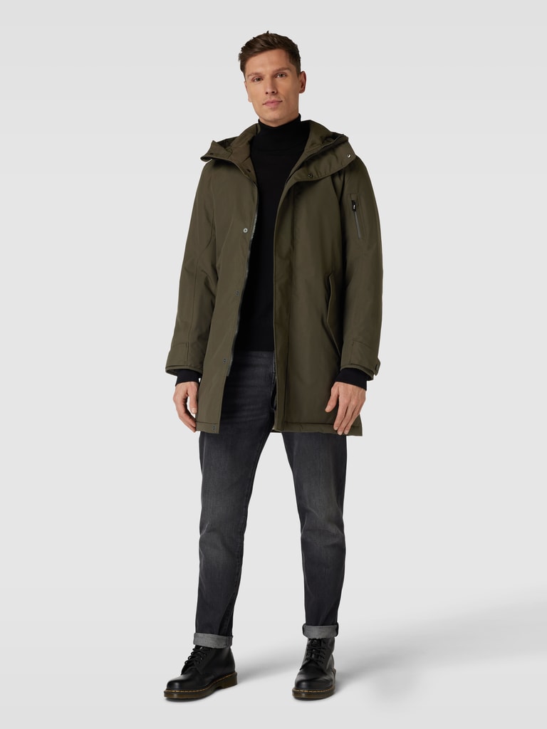 G-LAB Mantel mit Kapuze Modell 'TRACER' (oliv) online kaufen