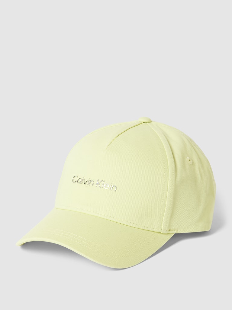CK Calvin Klein Base Cap mit Label-Applikation (hellgruen) online kaufen