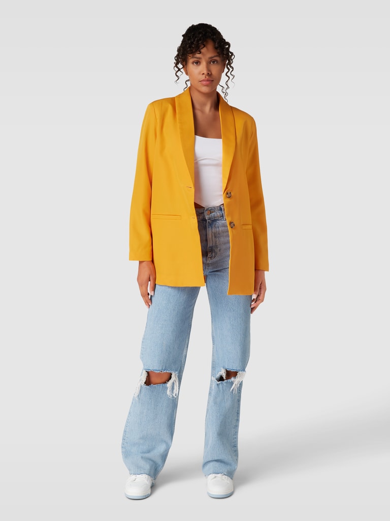 Only Blazer mit Leistentaschen Modell 'LIPPA-FREY' (orange) online kaufen